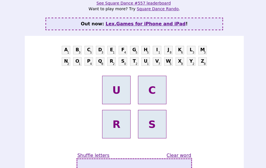 Lex's Games by Lex Friedman